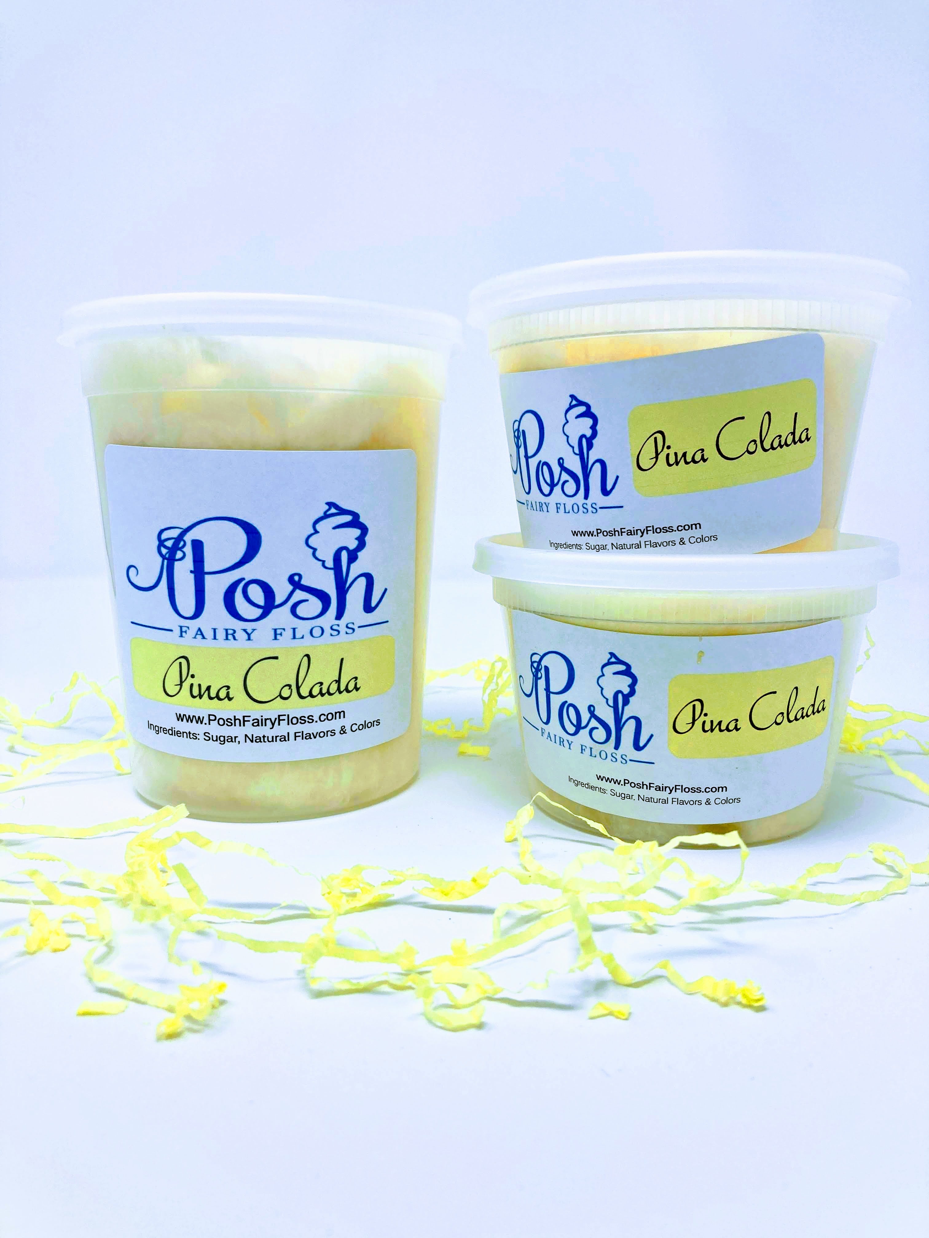 Piña Colada Cotton Candy – Posh Fairy Floss